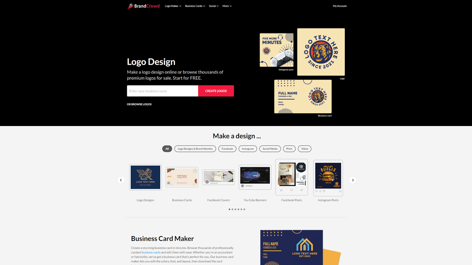 BrandCrowd vs Canva vs LogoMaker: Find the best design tool | LogoMaker